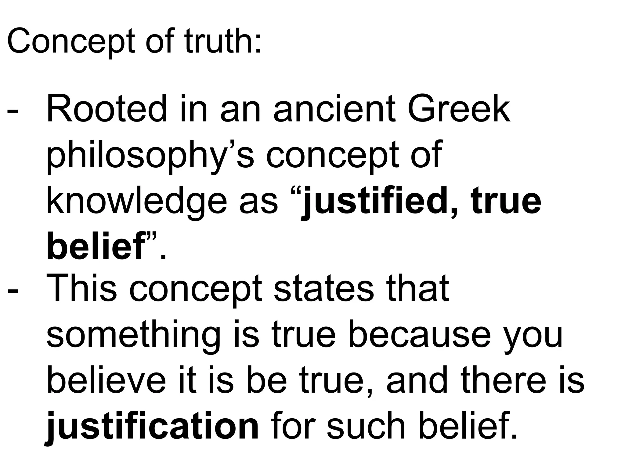 Topic 5. determining truth | PDF