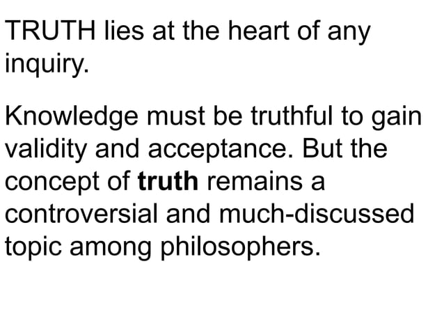 Topic 5. determining truth | PDF | Physics | Science