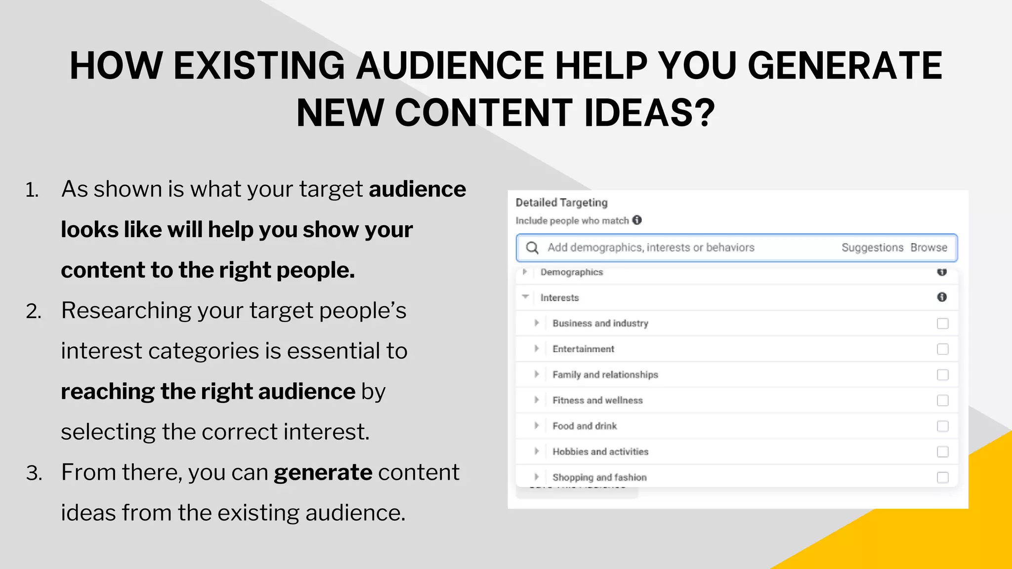 Generating Content Ideas | PPT