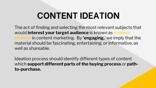 Generating Content Ideas | PPT