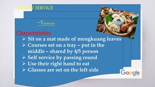 Topic 5 2 service method | PPTX | Food & Drink