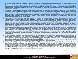 continuity in mineral inventory estimation | PDF