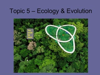 Topic 5 ecology & evolution | PPT