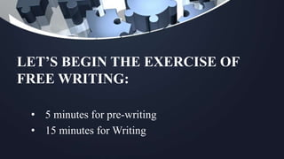Topic 5 free writing | PPT