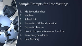 Topic 5 free writing | PPTX