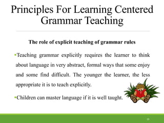 Learning Grammar | PPTX