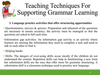 Learning Grammar | PPT