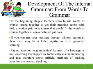 Learning Grammar | PPT