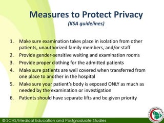 SCHS Topic 5: Privacy, Confidentiality and Medical Records | PPTX