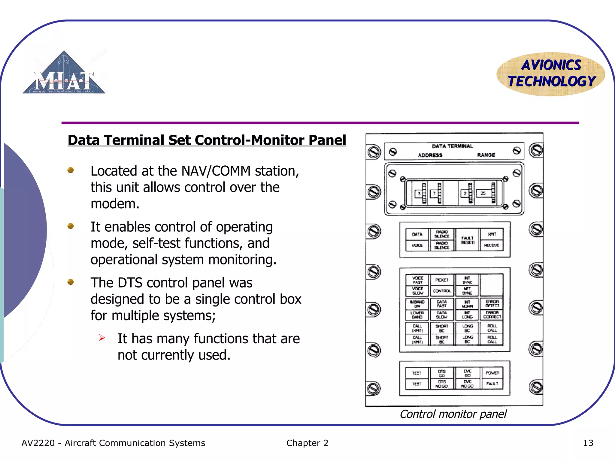 Aircraft Communication Topic 5 selcal and data link system | PDF