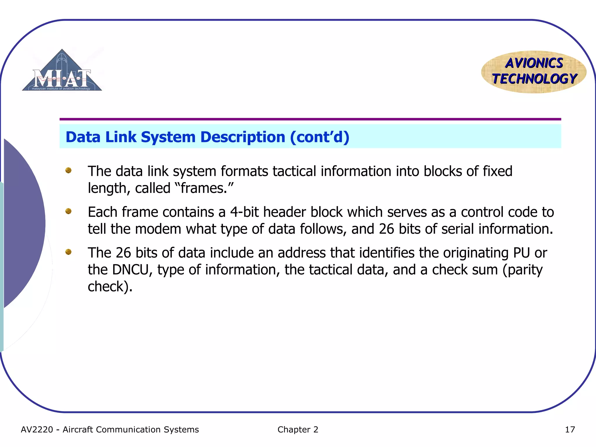 Aircraft Communication Topic 5 selcal and data link system | PDF