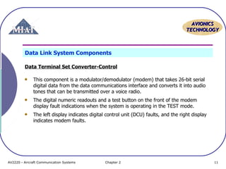 Aircraft Communication Topic 5 selcal and data link system | PDF
