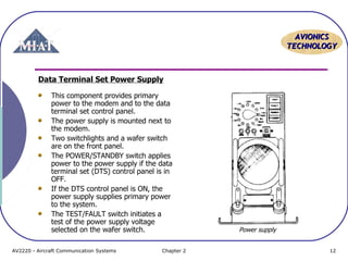 Aircraft Communication Topic 5 selcal and data link system | PDF