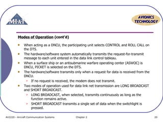 Aircraft Communication Topic 5 selcal and data link system | PDF