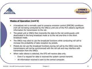 Aircraft Communication Topic 5 selcal and data link system | PDF