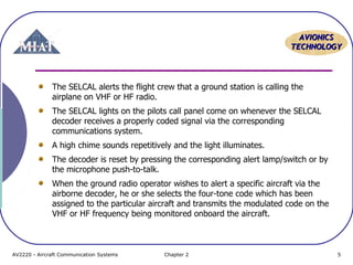 Aircraft Communication Topic 5 selcal and data link system | PDF