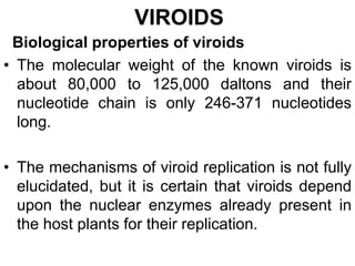 Topic 5 subviral pathogens | PPT
