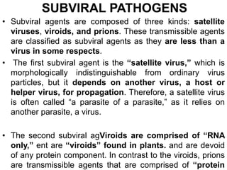 Topic 5 subviral pathogens | PPT