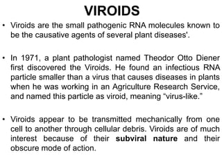 Topic 5 subviral pathogens | PPT