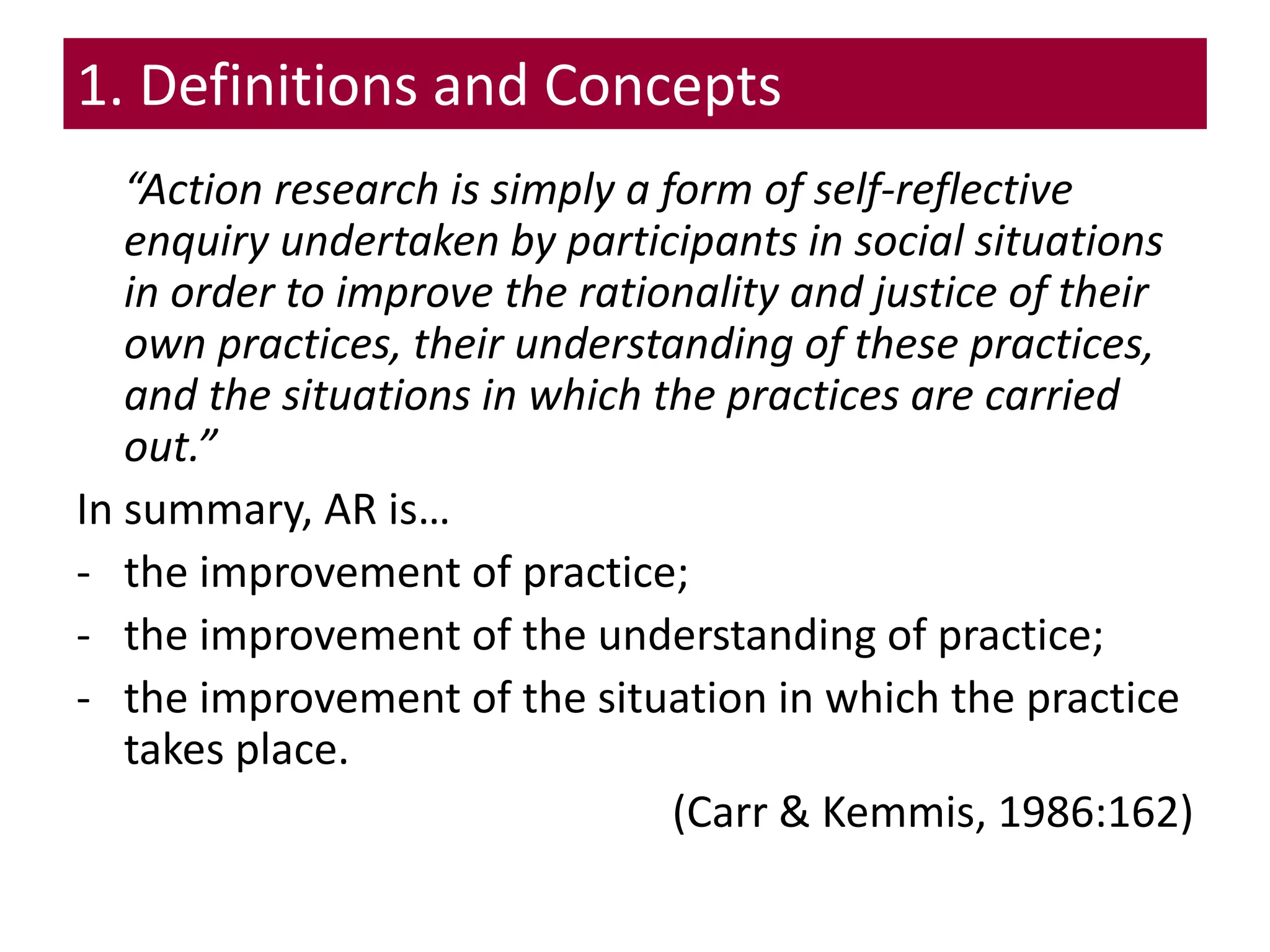 TSL3133 Topic 5 Action Research Concepts and Models | PPTX