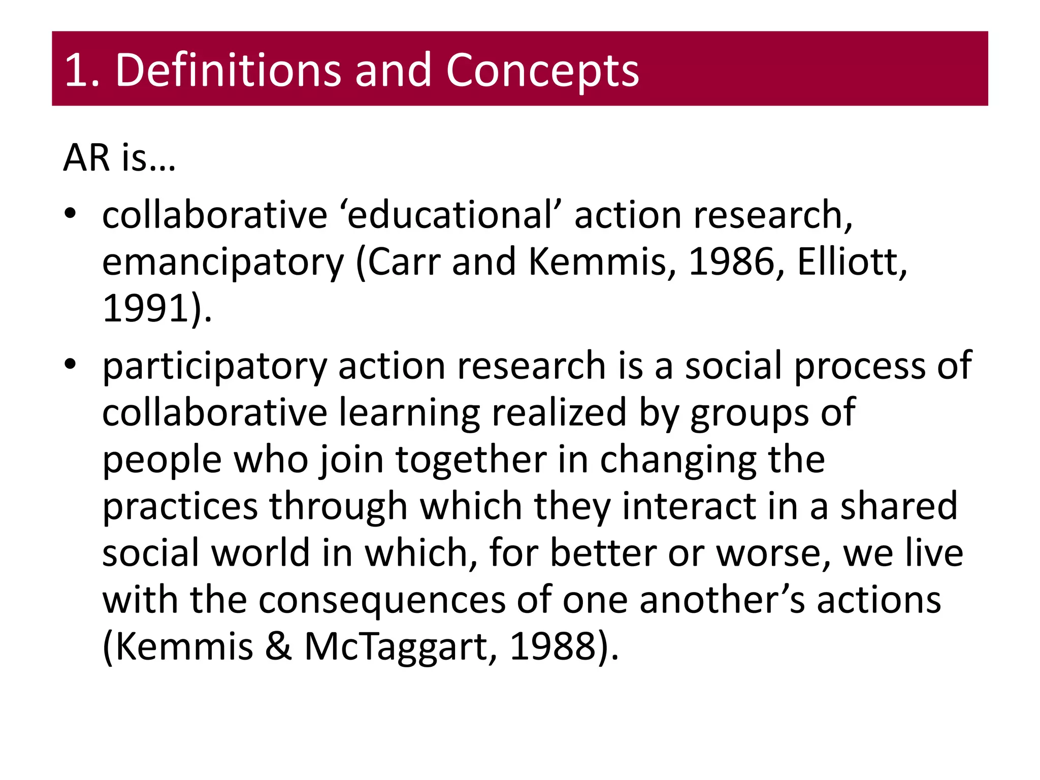 TSL3133 Topic 5 Action Research Concepts and Models | PPTX