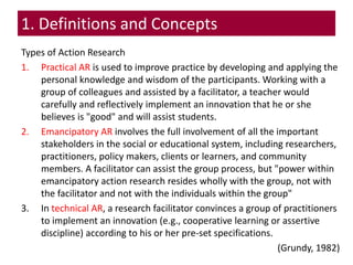 TSL3133 Topic 5 Action Research Concepts and Models | PPTX