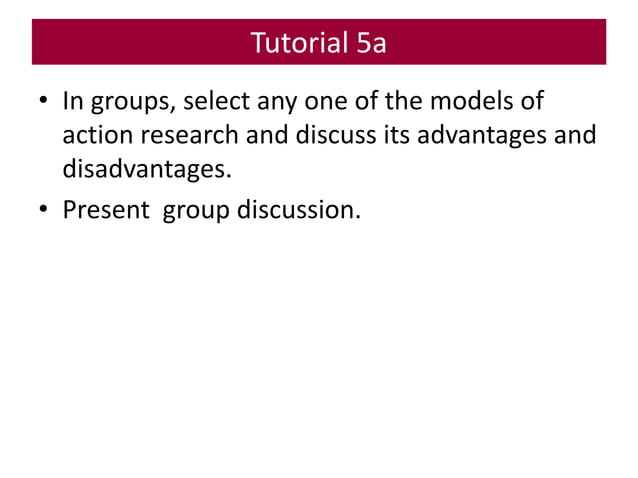 TSL3133 Topic 5 Action Research Concepts and Models | PPTX ...