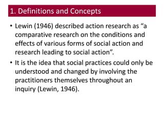TSL3133 Topic 5 Action Research Concepts and Models | PPTX