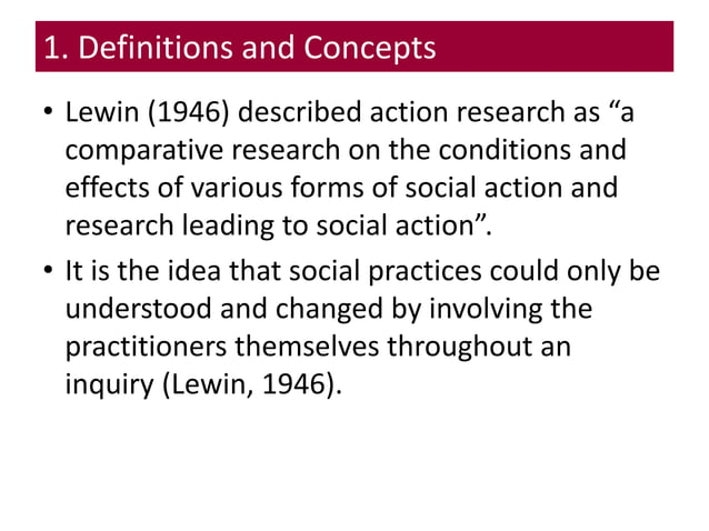 TSL3133 Topic 5 Action Research Concepts and Models | PPTX ...