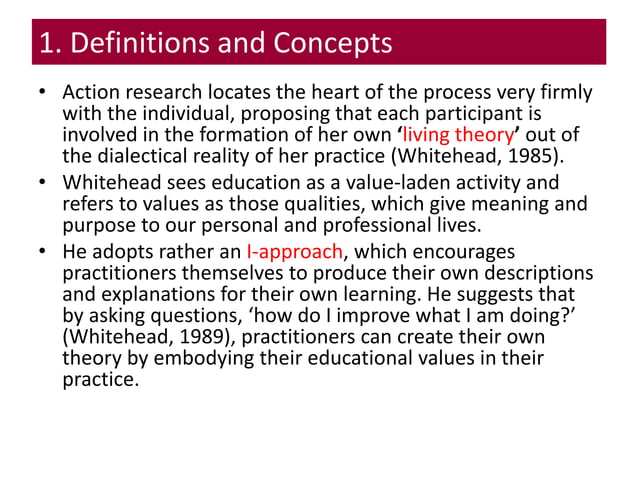 TSL3133 Topic 5 Action Research Concepts and Models | PPTX ...