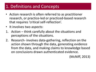 TSL3133 Topic 5 Action Research Concepts and Models | PPTX