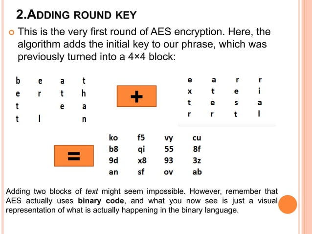 Topic5 advanced encryption standard (aes) | PPTX | Information and Network Security | Computing