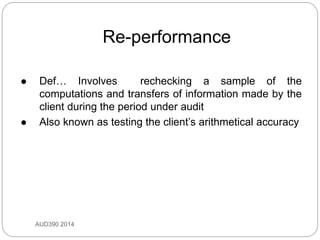Topic 5 audit evidence and auditing procedure (2) | PPTX