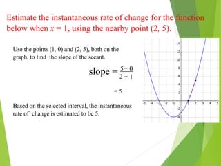 Topic 5 Average and inst rate of change.ppt