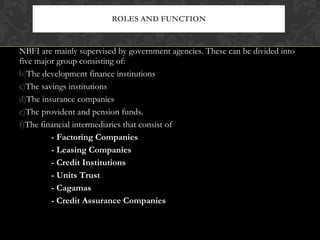 Topic 5 non bank financial intermediaries | PPT