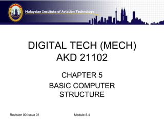 Topic 5 Digital Technique basic computer structure | PPT