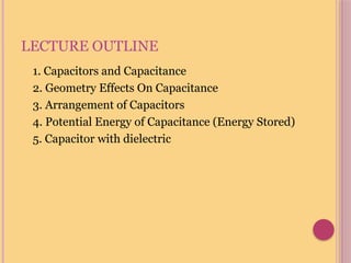 Topic 5 Capacitance and Capacitor in Physics | PPTX