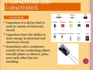 Topic 5 Capacitance and Capacitor in Physics | PPTX