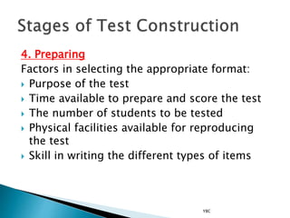 Designing Classroom Language Tests | PPTX