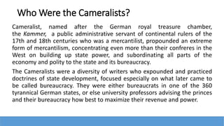 Historical Development of State Activities Cameralism.pptx