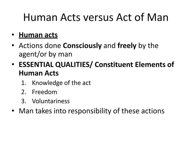TOPIC 5 HUMAN ACTS AND ACTS OF MAN.pptx | Law