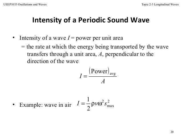 Topic 5 longitudinal wave