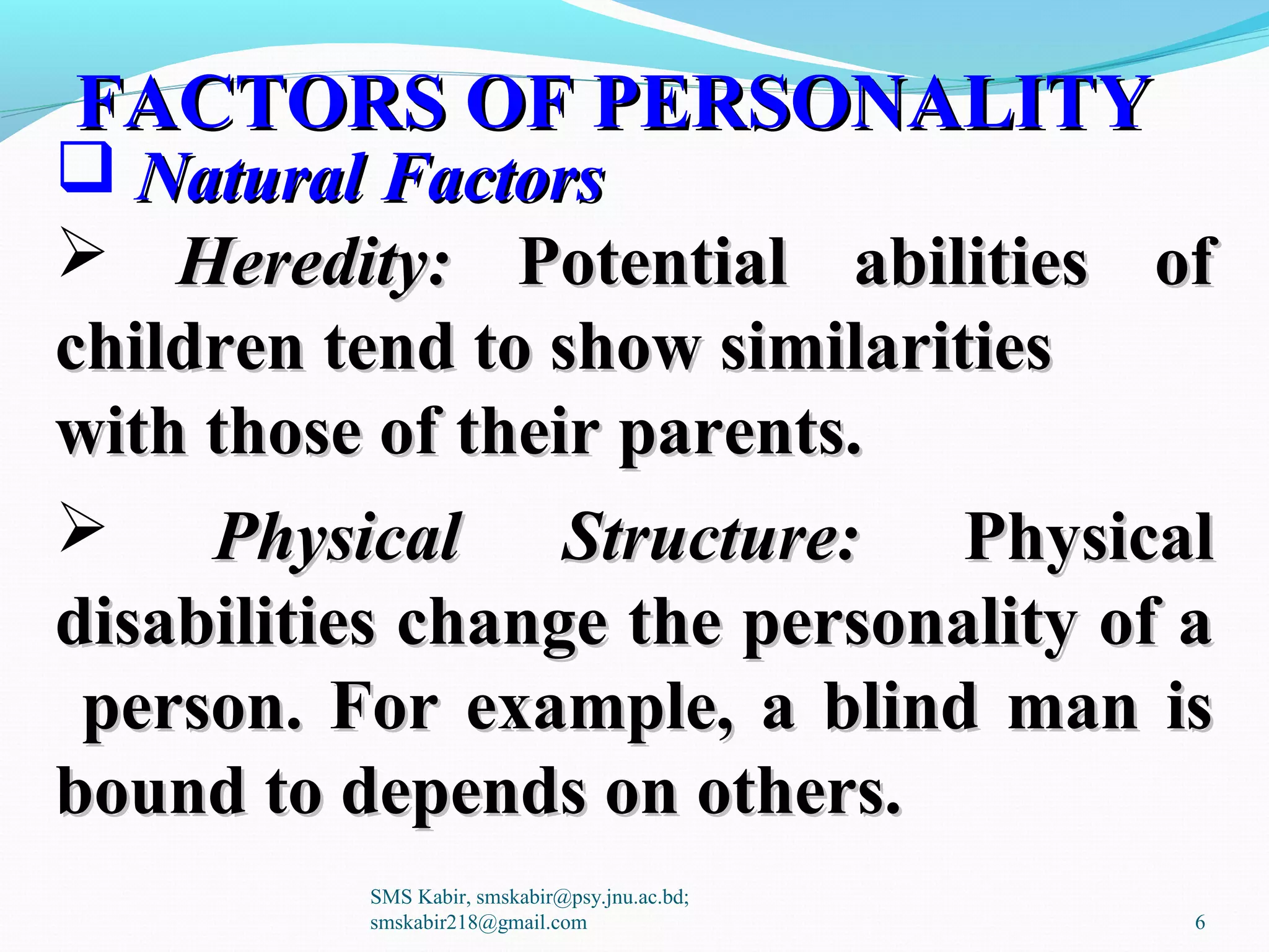 Personality and Job Behavior | PPT