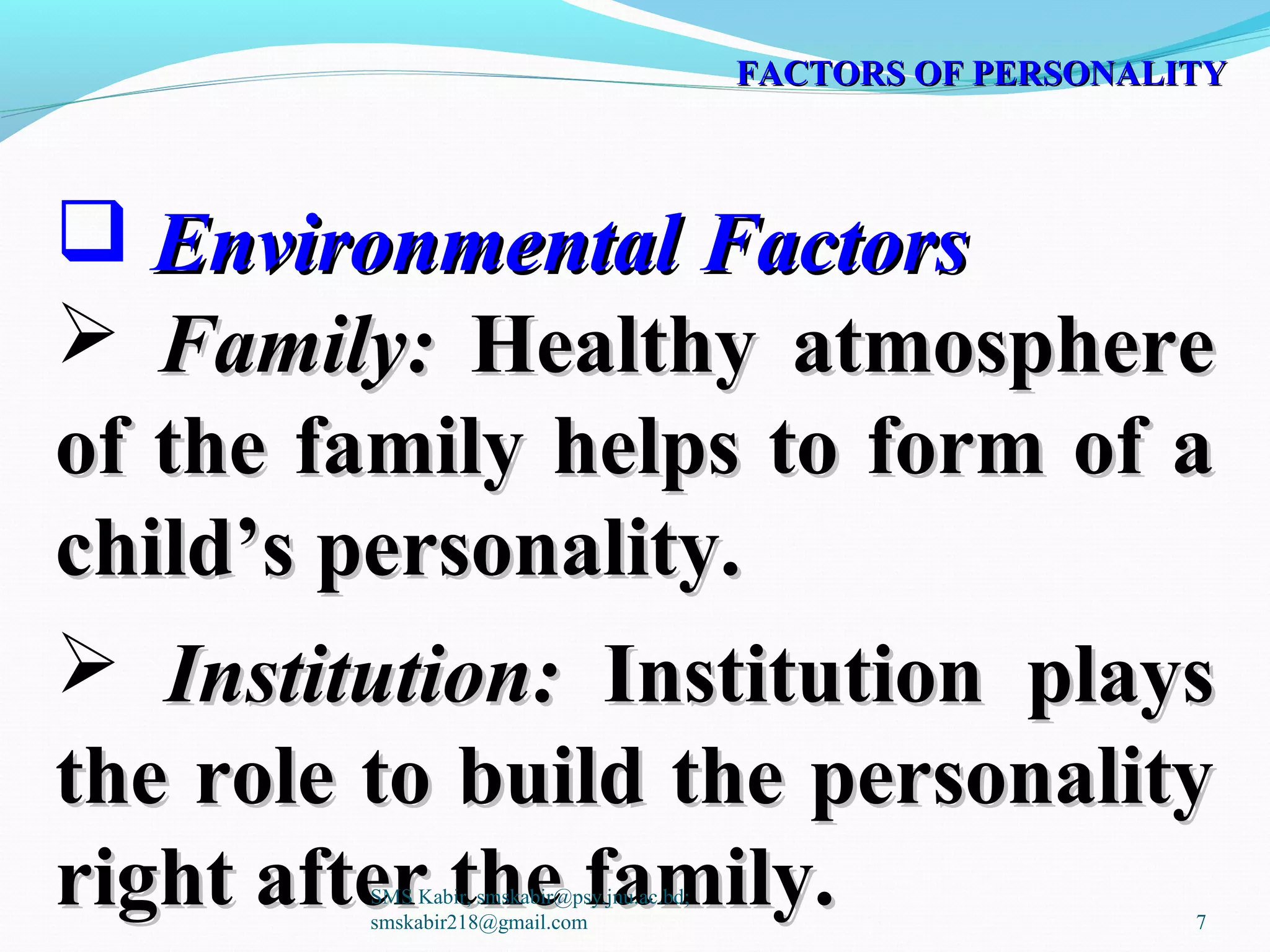 Personality and Job Behavior | PPT
