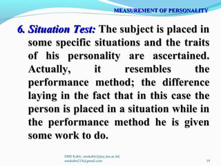 Personality and Job Behavior | PPT