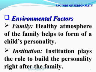Personality and Job Behavior | PPT