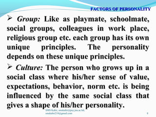 Personality and Job Behavior | PPT