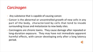 Topic 5 physical and chemical carcinogens | PDF