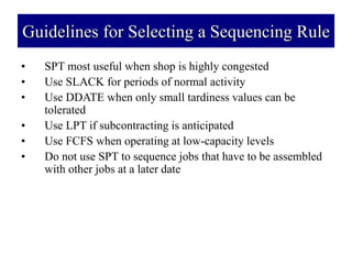 Topic 5 Production Sequencing and Scheduling.ppt