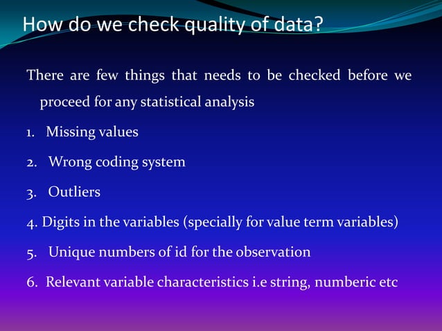 Topic 5 quality datafile_management | PPTX | Technology & Computing
